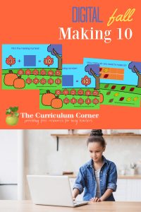 Fall Making 10 Digital Game - The Curriculum Corner 123