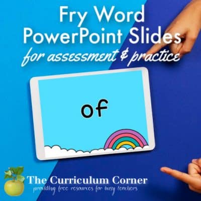 PowerPoint Games for e-Learning - The Curriculum Corner 123