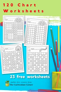 120 Chart Worksheets - The Curriculum Corner 123