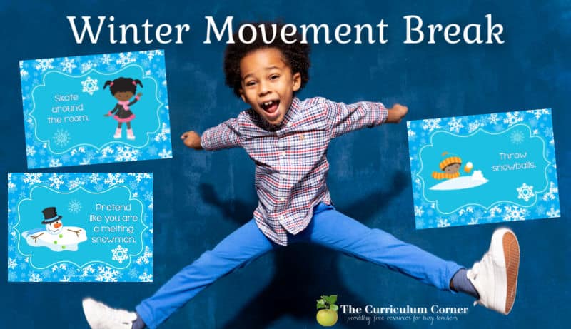 Winter Movement Break - The Curriculum Corner 123