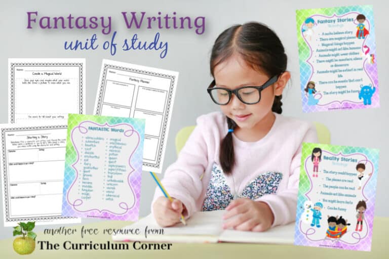 Fantasy Writing Unit of Study - The Curriculum Corner 123