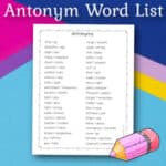 Antonym Puzzles - The Curriculum Corner 123