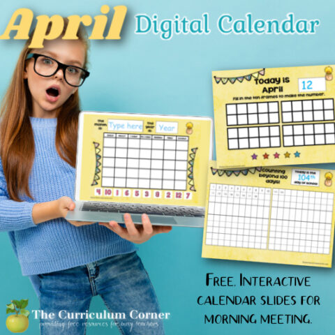 April Resources - The Curriculum Corner 123