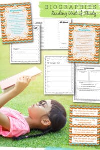 Biography Unit of Study for Reading - The Curriculum Corner 123