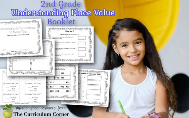 Place Value Booklet 2nd Grade - The Curriculum Corner 123