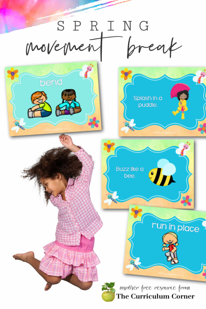 Spring Movement Break - The Curriculum Corner 123