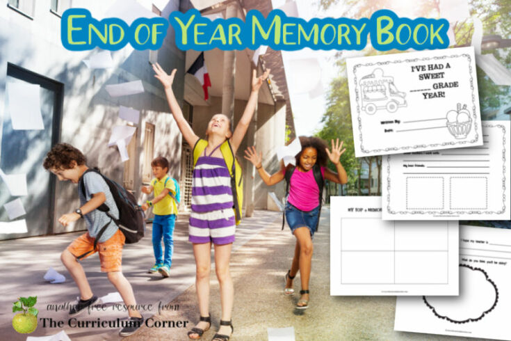 End of Year Memory Book - The Curriculum Corner 123