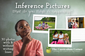 Inferring From Photo Prompts - The Curriculum Corner 123