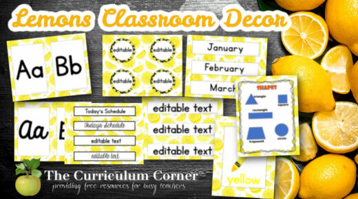 It's Time to Get Organized! - The Curriculum Corner 123