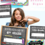 2021 - 2022 First Day of School of Signs - The Curriculum Corner 123