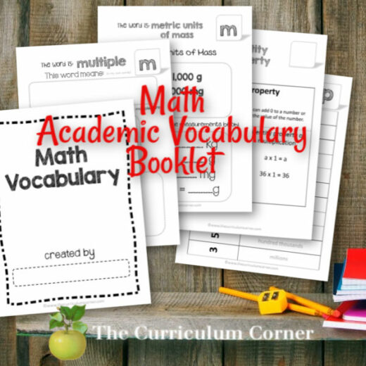 Tools for Math Workshop - The Curriculum Corner 123