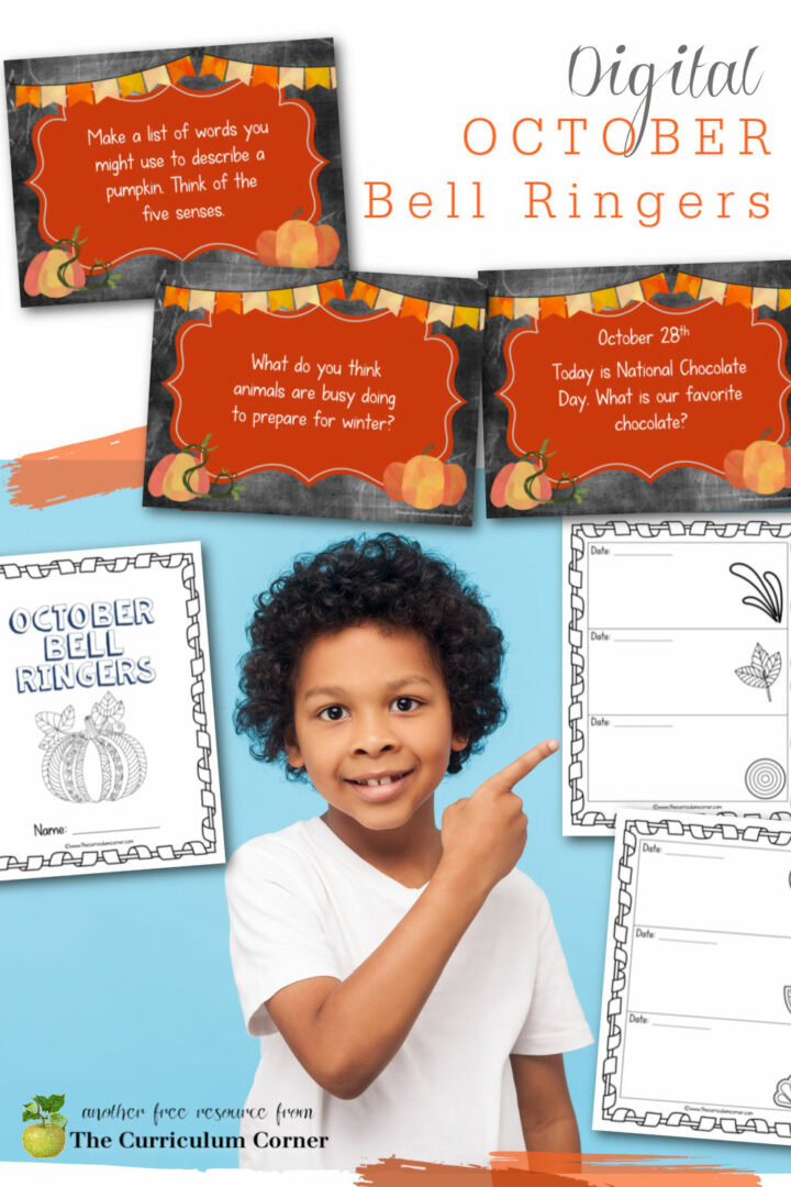 Digital October Bell Ringers - The Curriculum Corner 123