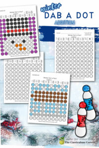 Winter Dab a Dot Addition - The Curriculum Corner 123