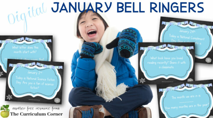 january digital bell ringers fb - The Curriculum Corner 123