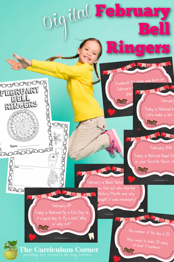Digital February Bell Ringers - The Curriculum Corner 123