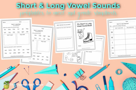 short-long-vowel-sounds- The Curriculum Corner 123