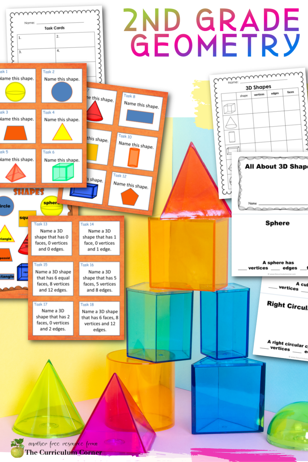 2nd-geometry-pinterest - The Curriculum Corner 123