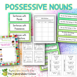 Language Conventions Archives - The Curriculum Corner 123