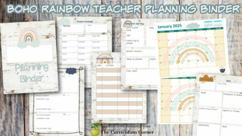 Editable Teacher Planning Collection - The Curriculum Corner 123