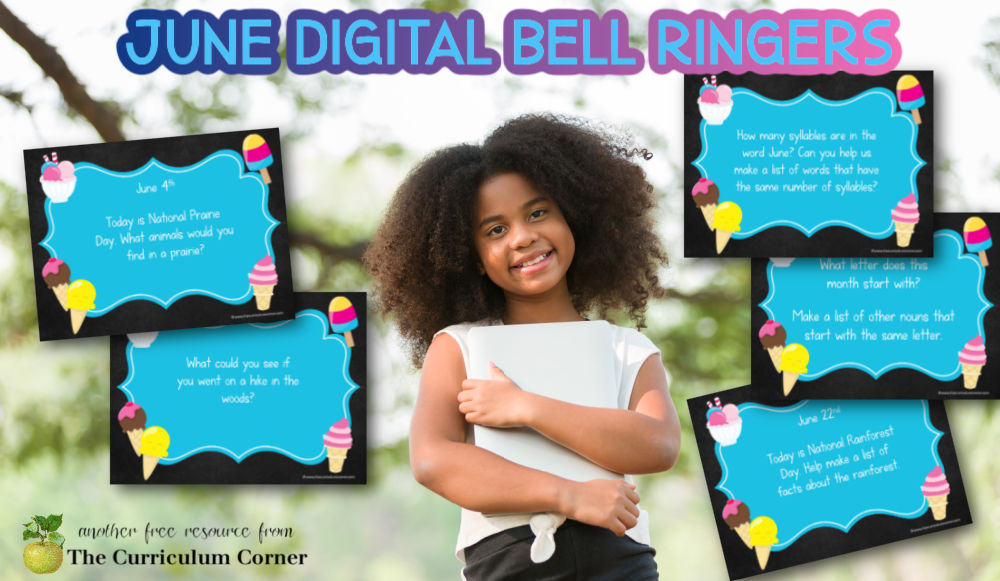 Digital June Bell Ringers - The Curriculum Corner 123