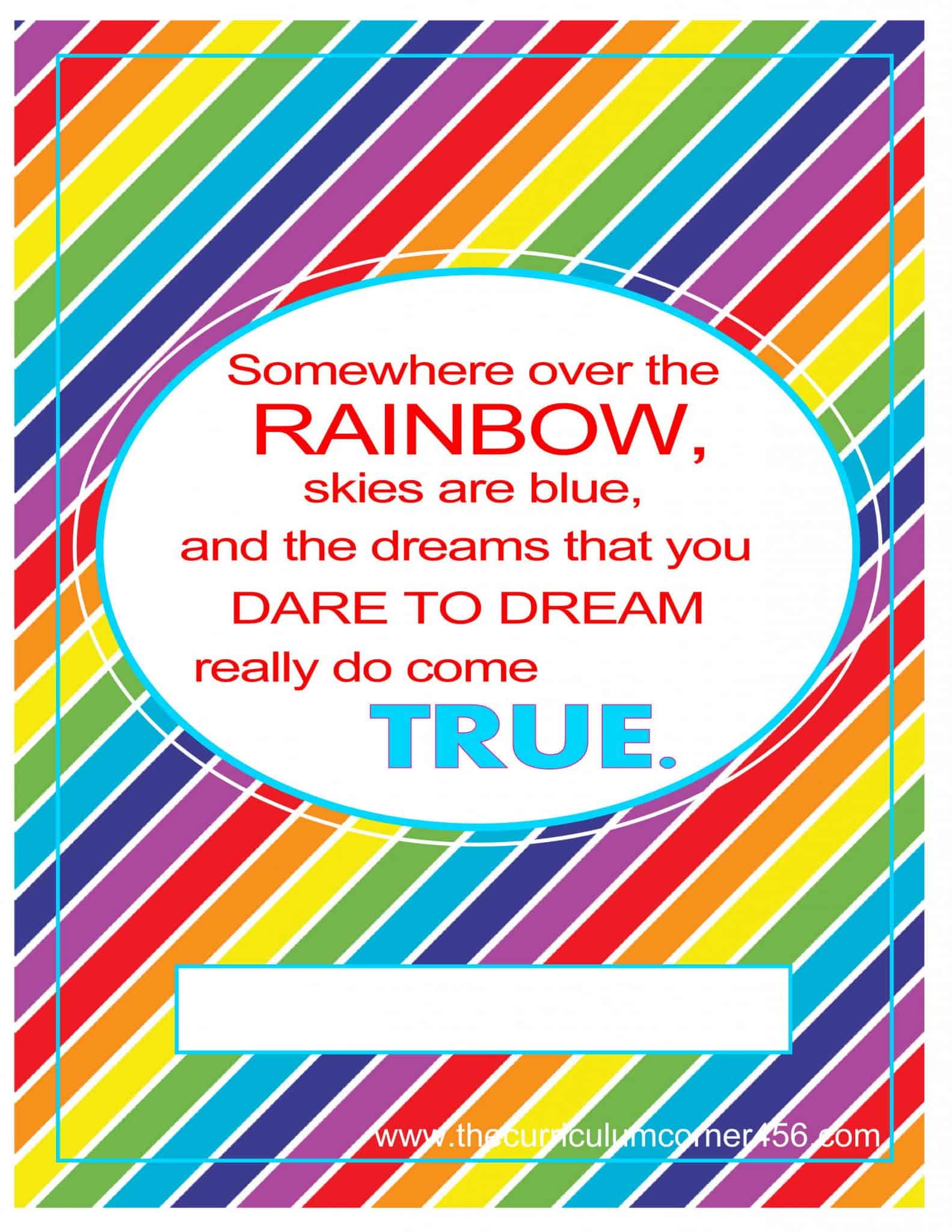 Student Binder Covers - The Curriculum Corner 4-5-6