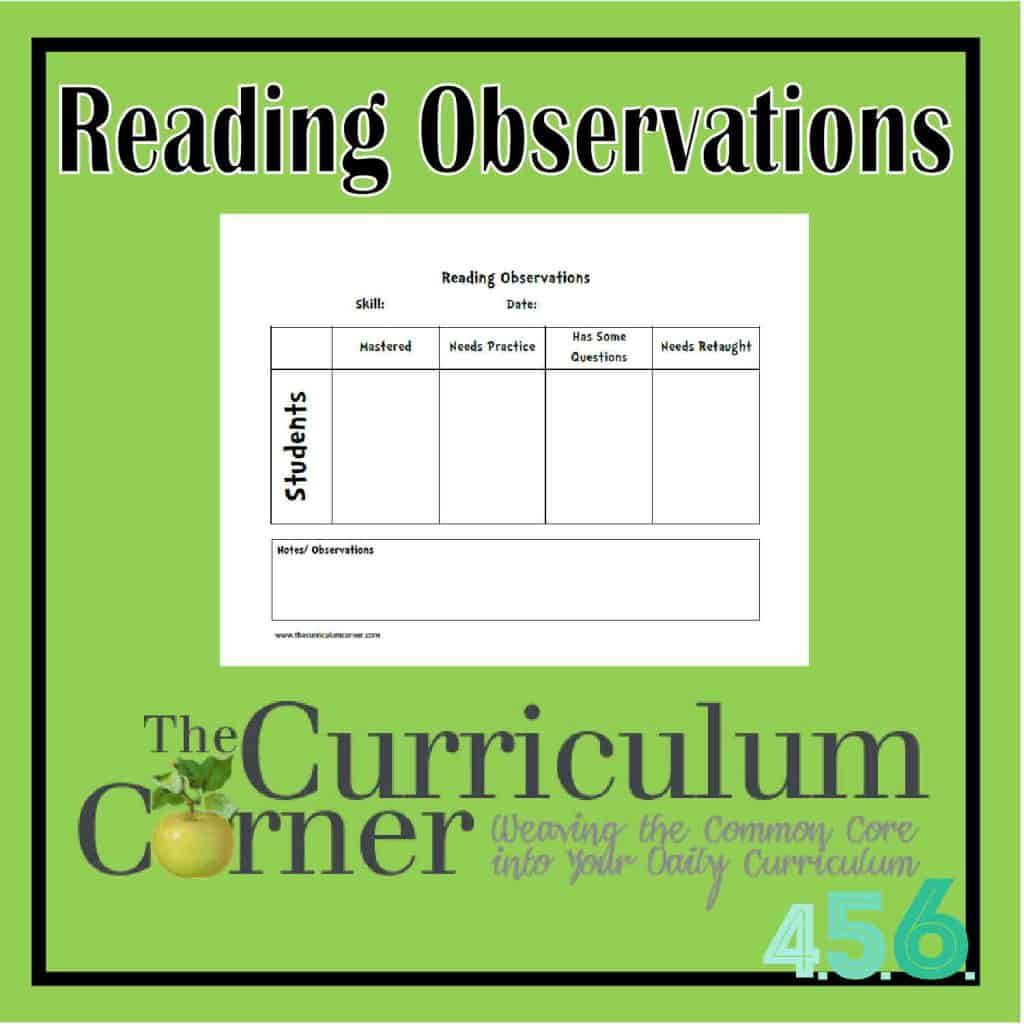 Reading Management Binder for Grades 4-5-6 - The Curriculum Corner 4-5-6