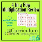 4 In a Row Math Fact Review Games - The Curriculum Corner 4-5-6