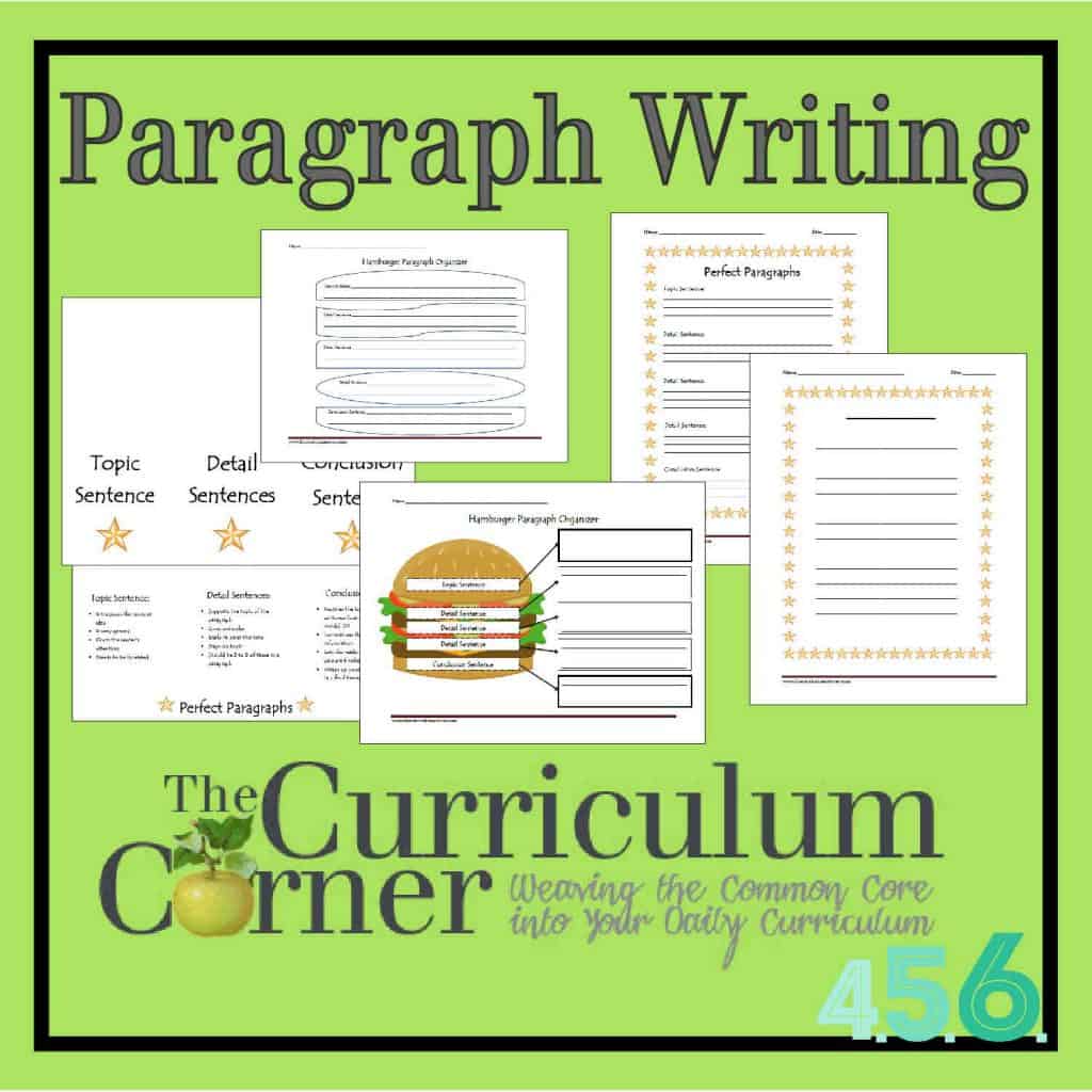 Paragraph Writing - The Curriculum Corner 4-5-6
