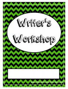 Green Chevron Writer's Workshop Cover with FREE Writing Binder from The ...