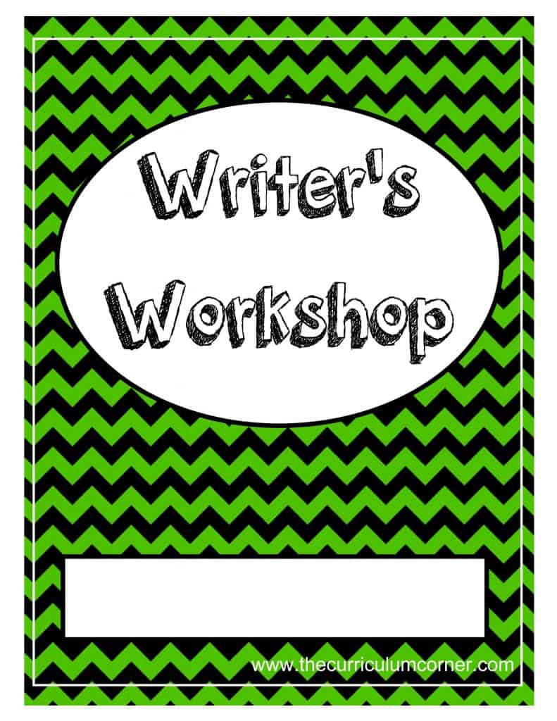 Green Chevron Writer's Workshop Cover with FREE Writing Binder from The ...