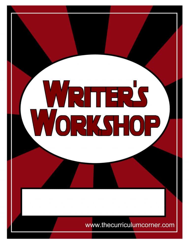 Red & Black Writer's Workshop Cover with FREE Writing Binder from The ...