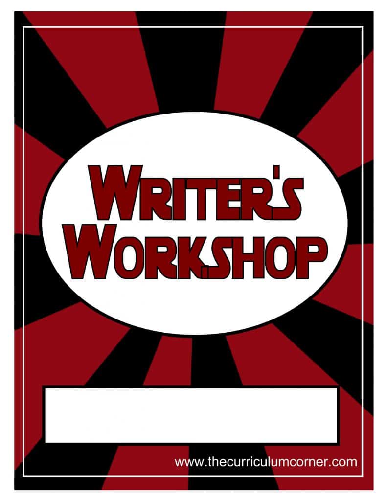 Red & Black Writer's Workshop Cover with FREE Writing Binder from The ...