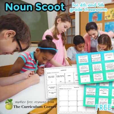noun scoot 1 feature - The Curriculum Corner 4-5-6