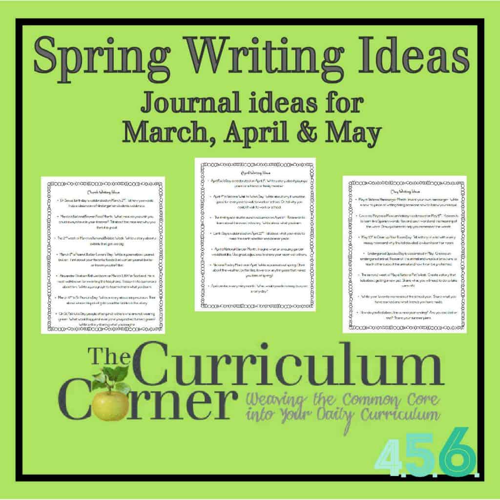 Spring Story Starters - The Curriculum Corner 4-5-6