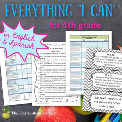 Standards Archives - The Curriculum Corner 4-5-6