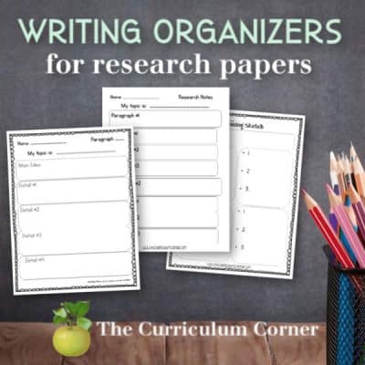 Writing - The Curriculum Corner 4-5-6