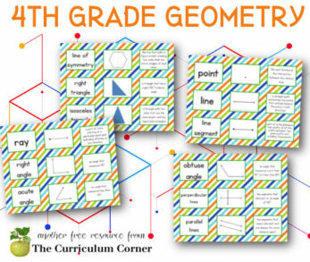 4th grade geometry feature - The Curriculum Corner 4-5-6