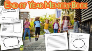 Rockin' Year End Memory Book - The Curriculum Corner 4-5-6