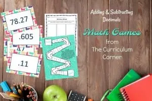 This Decimals Game is designed to give your students practice with ...