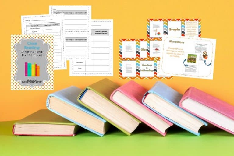 Close Reading: Using Text Features - The Curriculum Corner 4-5-6