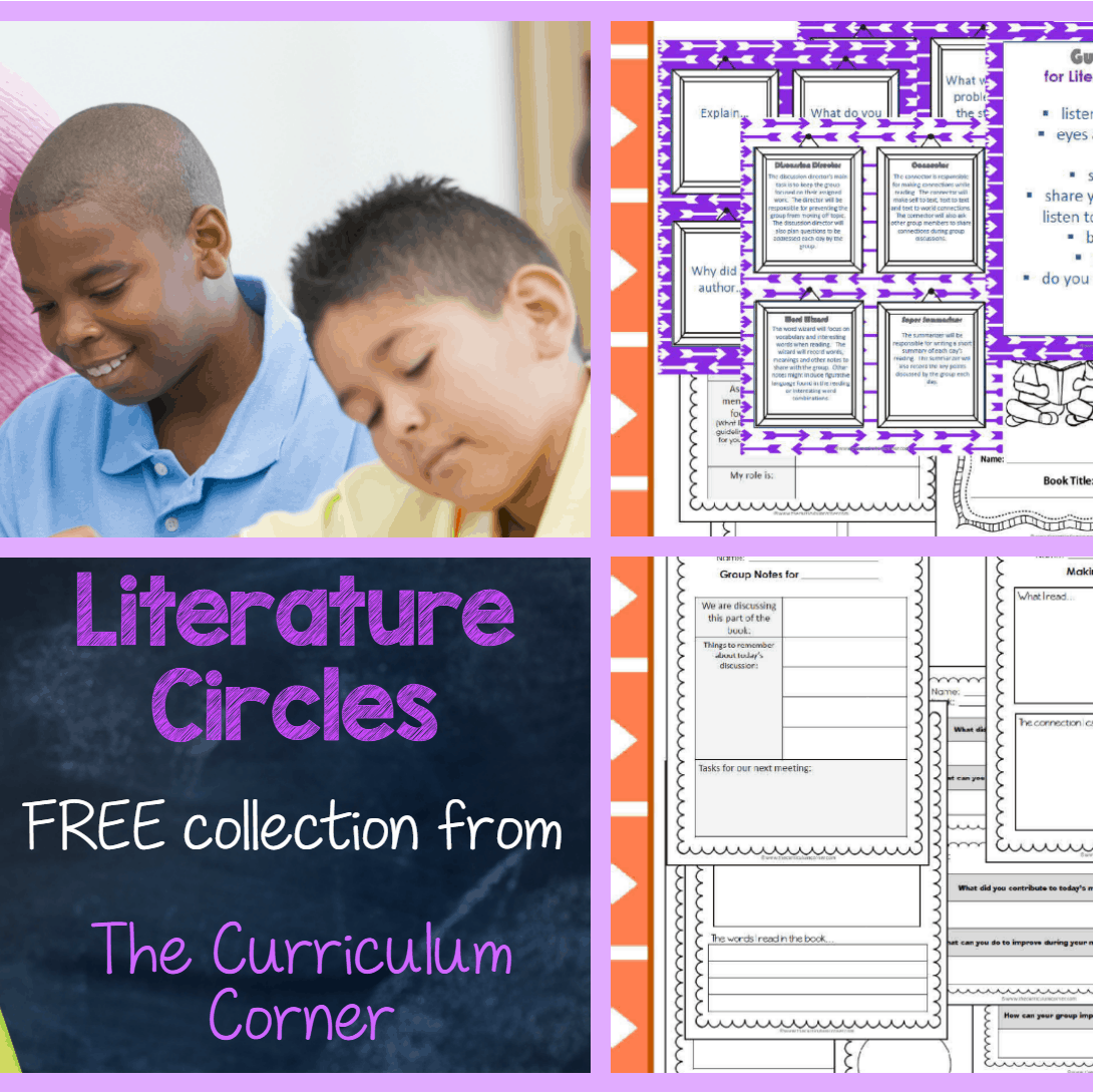 FREE Getting Started with Literature Circles Collection from The ...