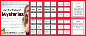 Genre Focus for Reading: Mystery - The Curriculum Corner 4-5-6