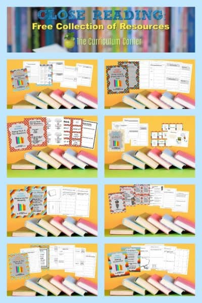 Close Reading Collection - The Curriculum Corner 4-5-6