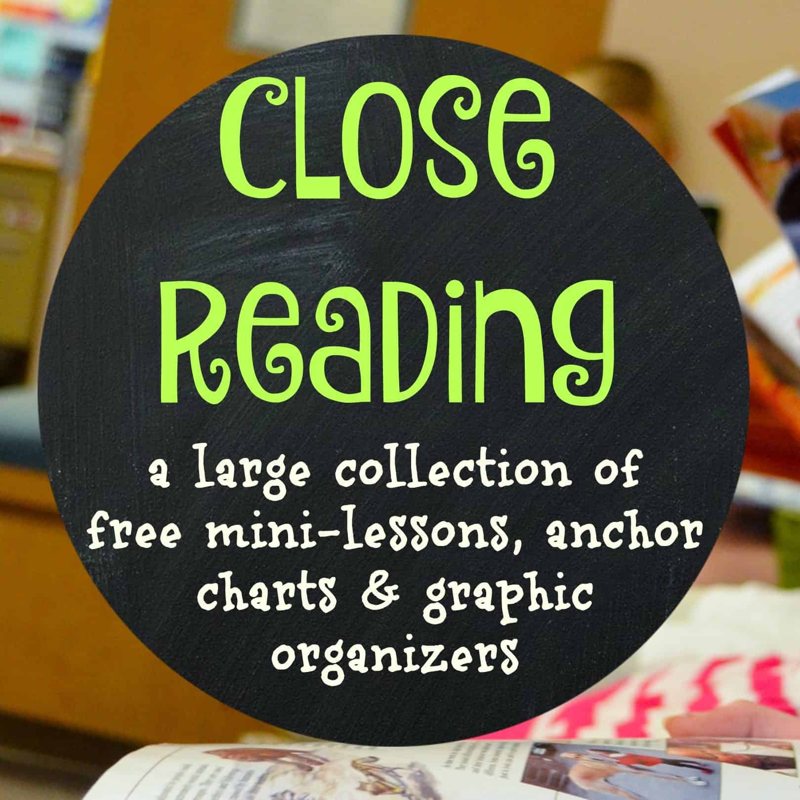 HUGE, FREE Close Reading Collection by The Curriculum Corner ...