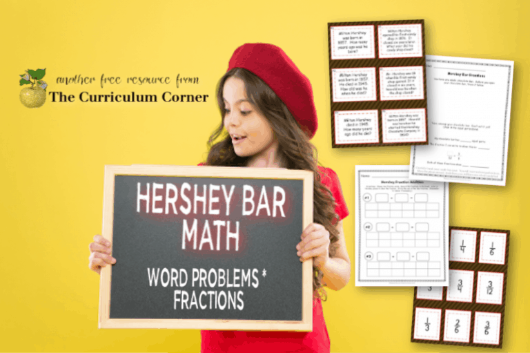 Hershey Bar Math - The Curriculum Corner 4-5-6