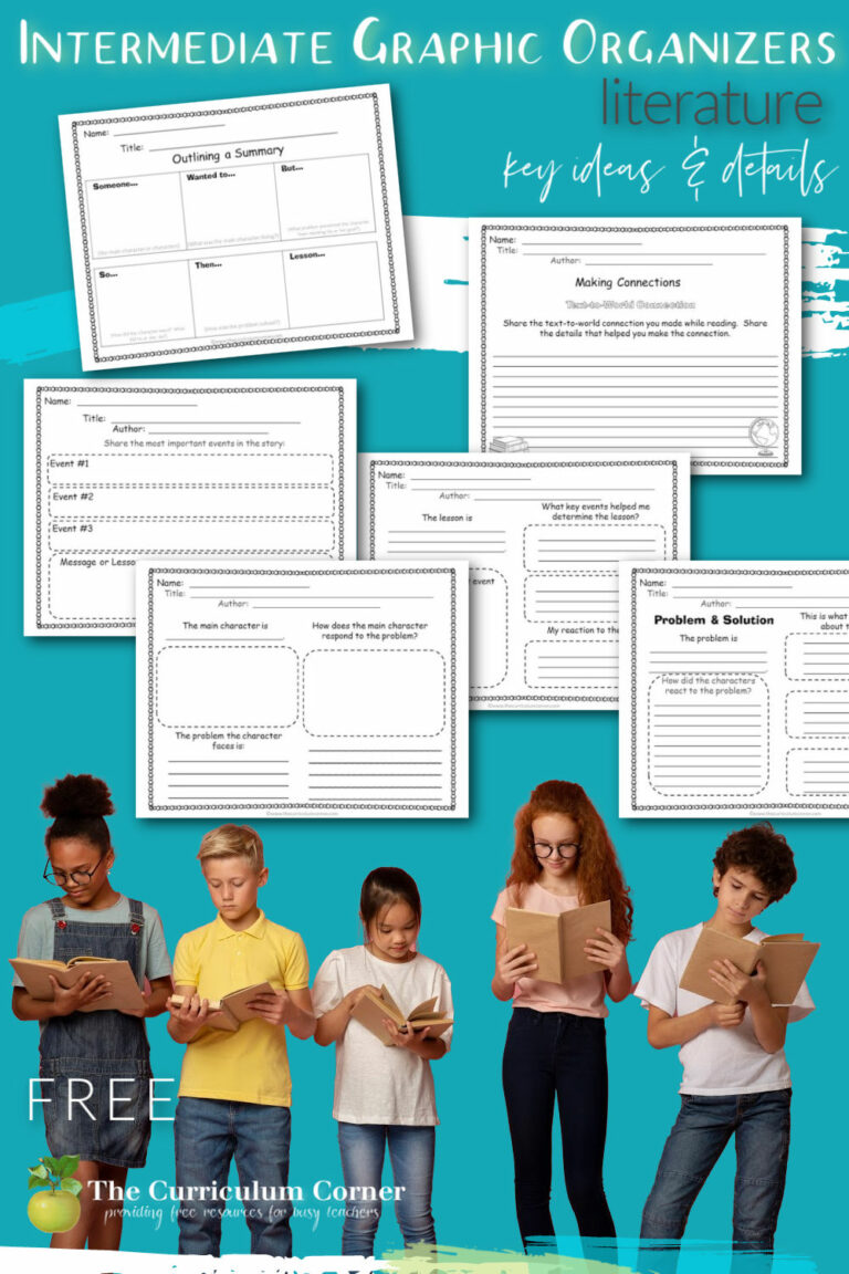 Intermediate Graphic Organizers Informational Text The Curriculum
