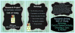 Writing Research Papers - The Curriculum Corner 4-5-6