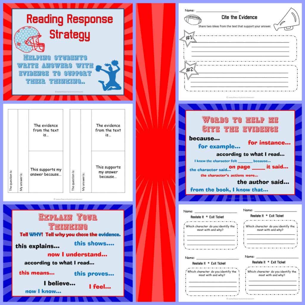 FREEBIE Reading Response Strategy Collection From The Curriculum Corner FREEBIE Reading Response Strategy Collection From The Curriculum Corner