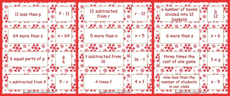Frosty Fun Winter Math Centers - The Curriculum Corner 4-5-6
