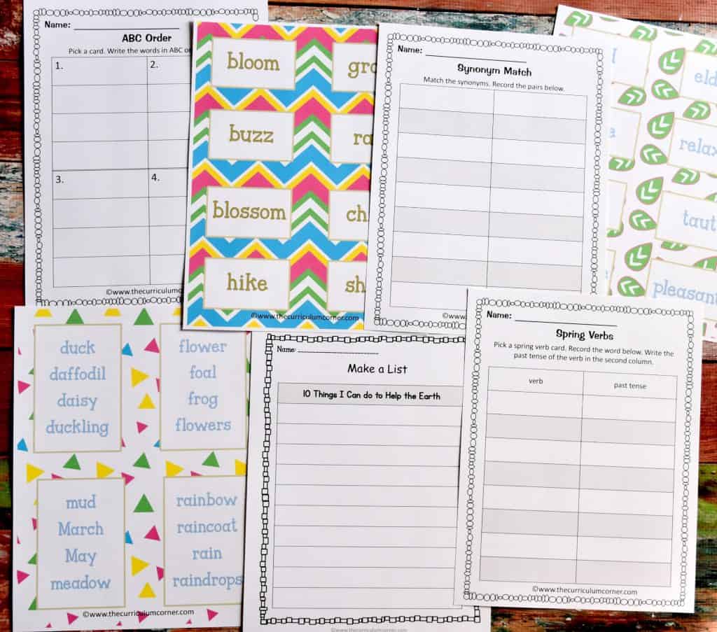 spring centers 1 - The Curriculum Corner 4-5-6